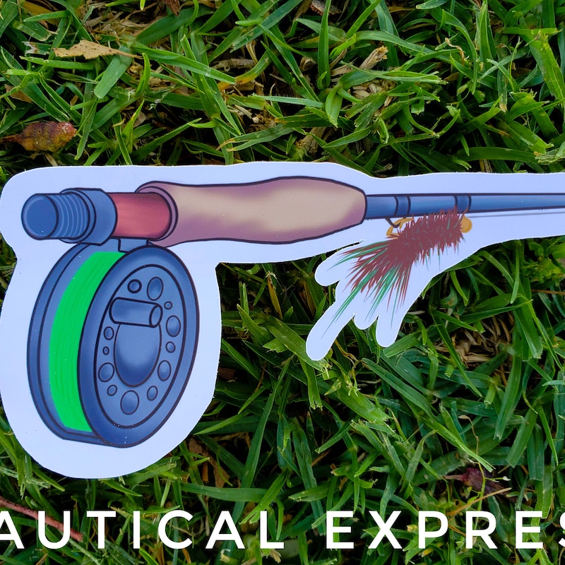 Fly Fishing Sticker - Etsy