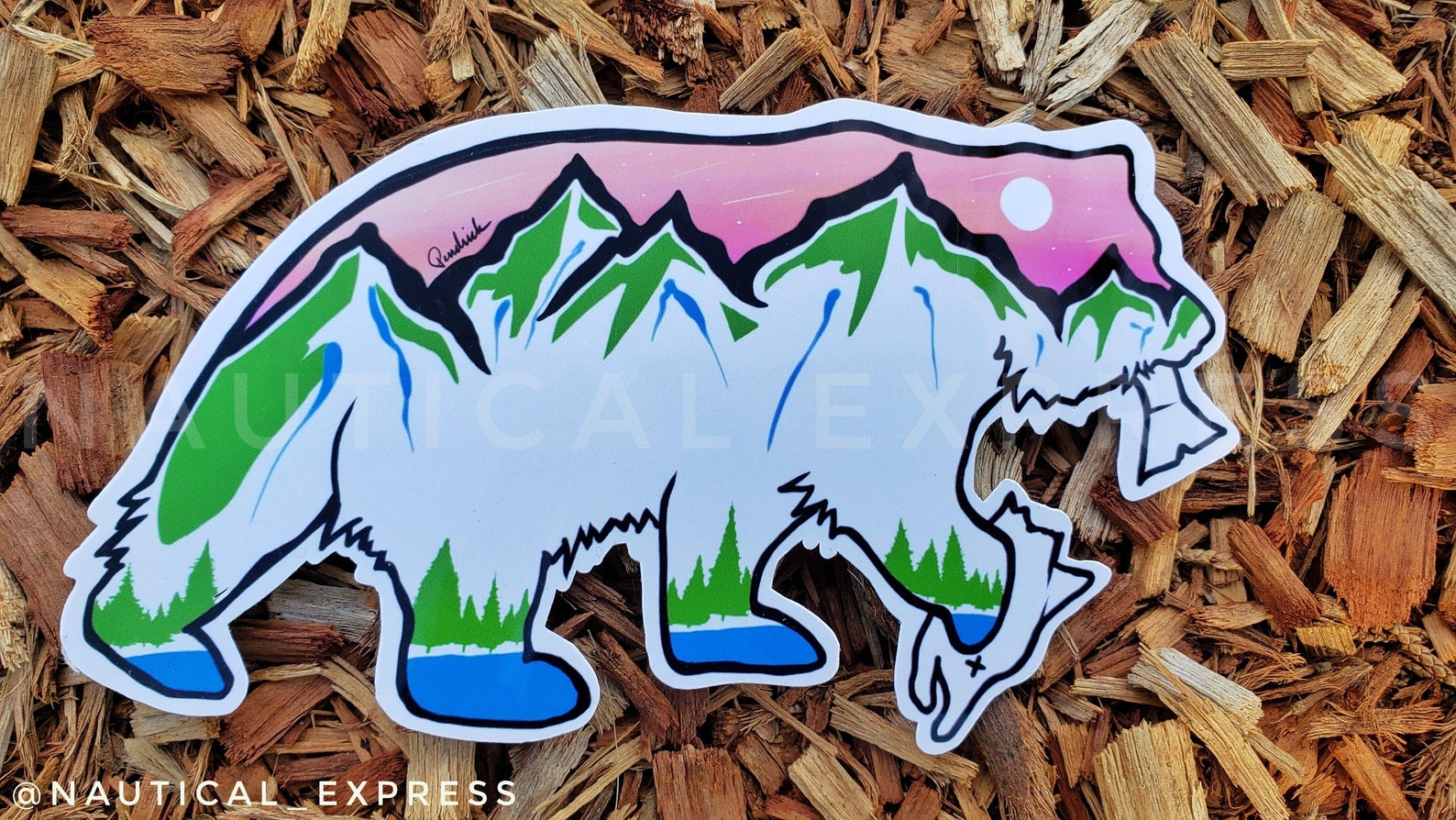 California Bear / Vinyl Sticker / Outdoor Sticker / Weatherproof ...