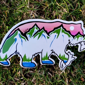 California Bear / Vinyl Sticker / Outdoor Sticker / Weatherproof ...