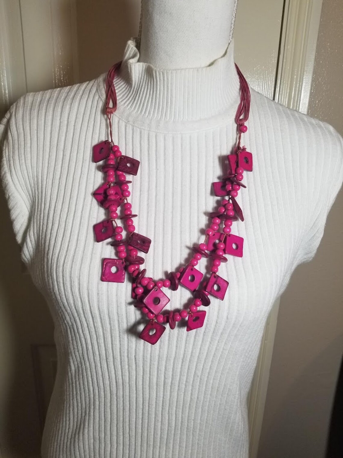 Tagua Acai Seed Necklace - Etsy