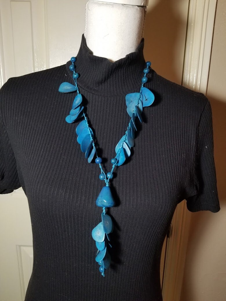Tagua Acai Seed Necklace - Etsy