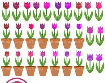 Daisy Clipart Set Commercial Use, Floral Clipart, Flower Clipart ...