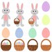 Easter Clipart Commercial Use, Easter Bunny Clipart, Easter Egg Clipart ...