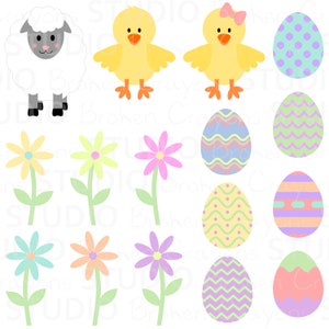 Easter Clipart Commercial Use, Easter Bunny Clipart, Easter Egg Clipart ...