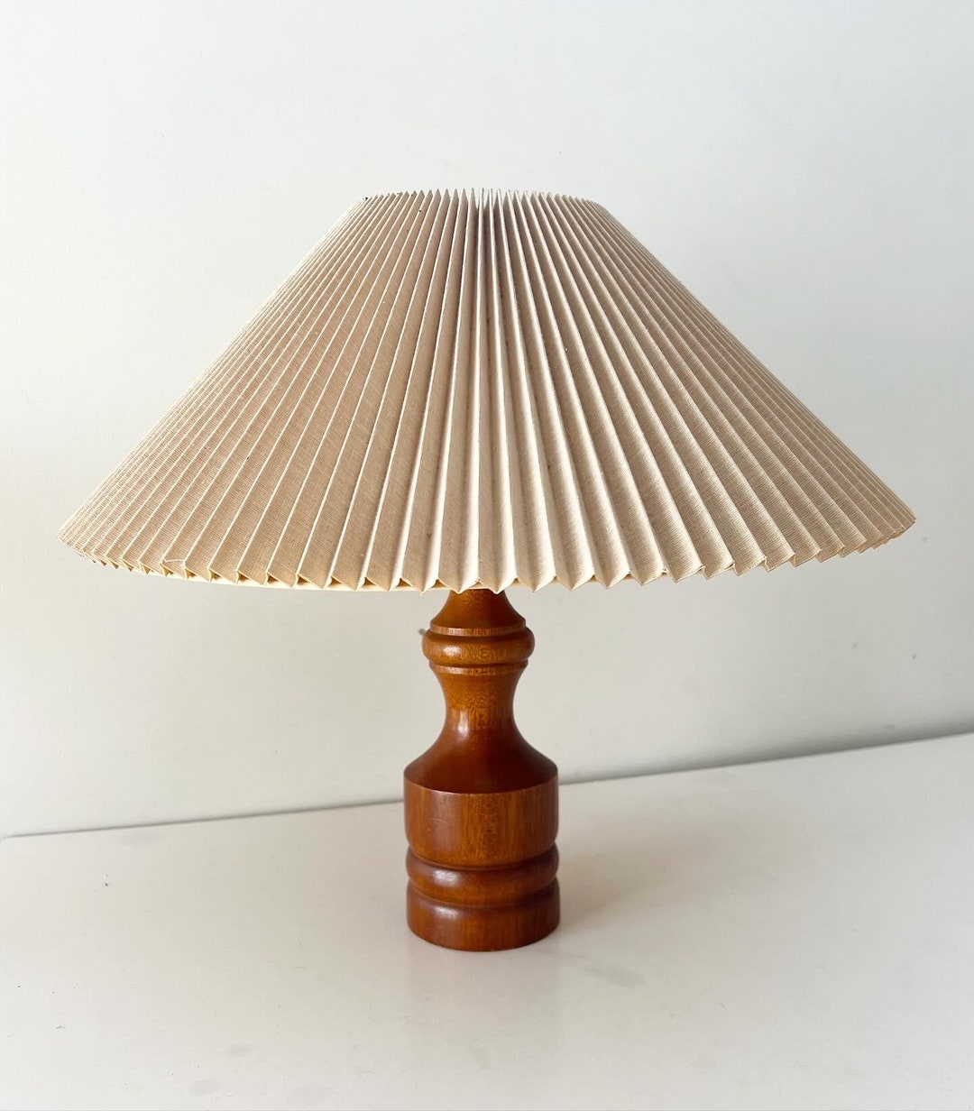 Vintage Hand Turned Wooden Lamp Base - Etsy Australia