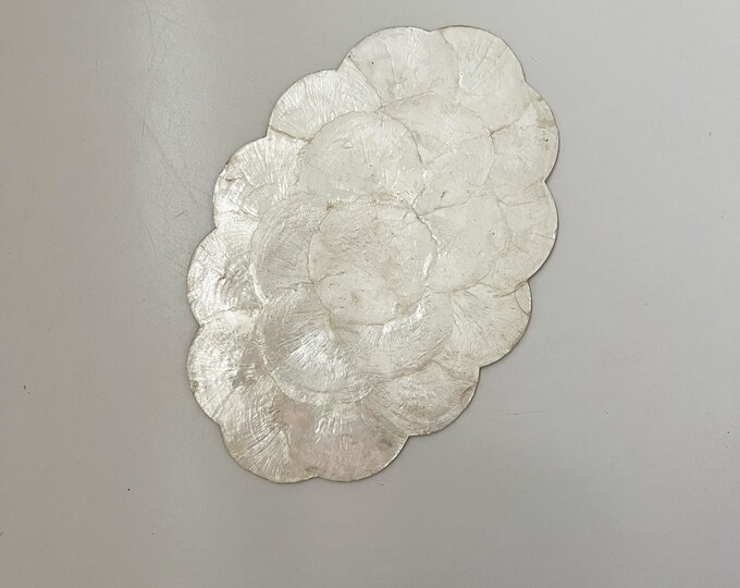 Capiz Shell Oval Centerpiece Table Placemat - Etsy