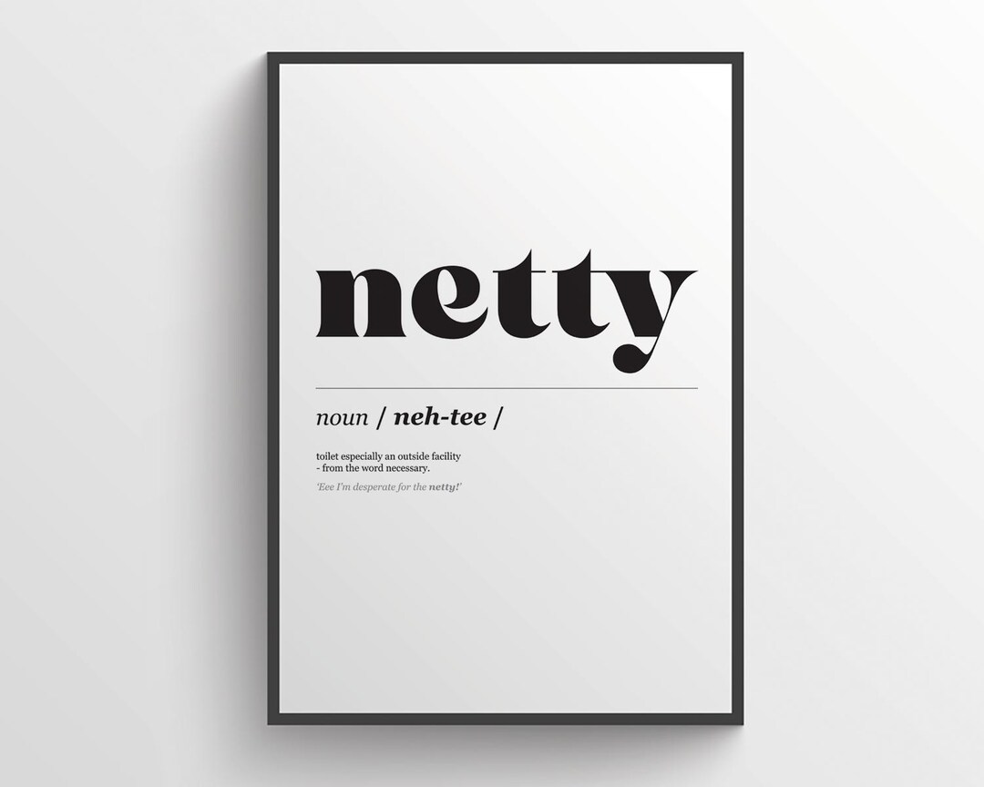 Geordie Definition Print of Netty / Newcastle / Toon / Christmas Gift ...