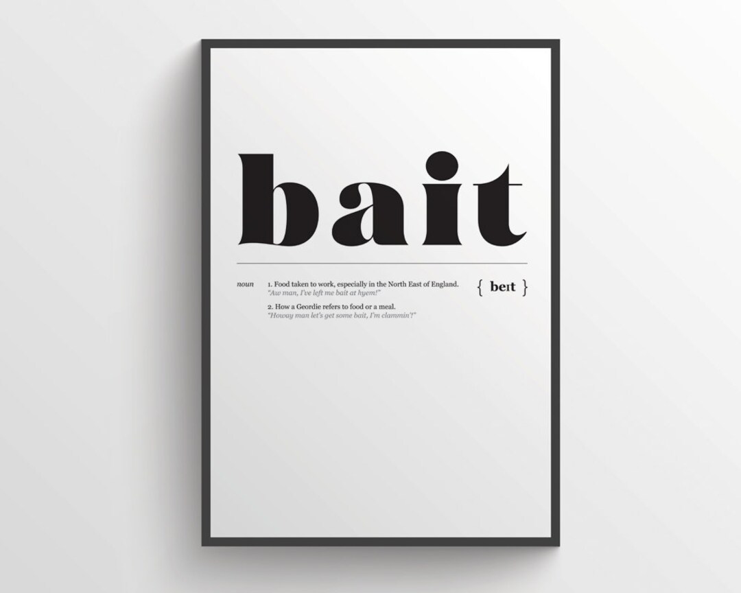 Geordie Definition A3 Prints of Bait Clammin' and Scran / Newcastle ...