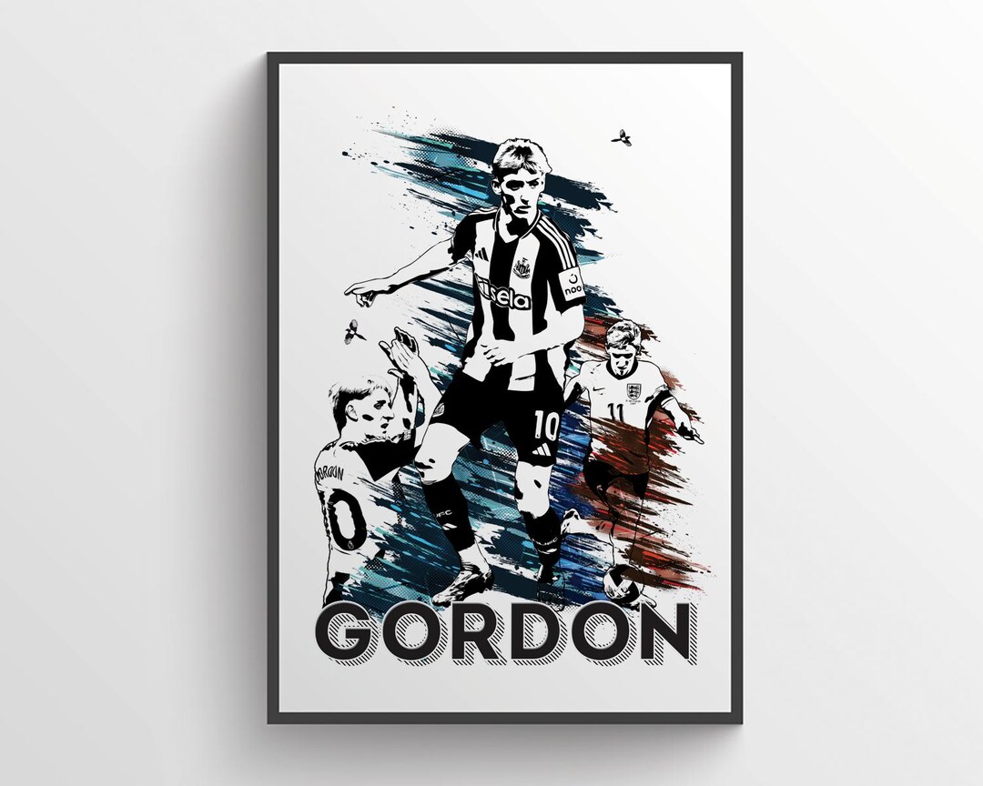 Anthony Gordon Newcastle United Poster/ NUFC / Geordie Print / Toon ...
