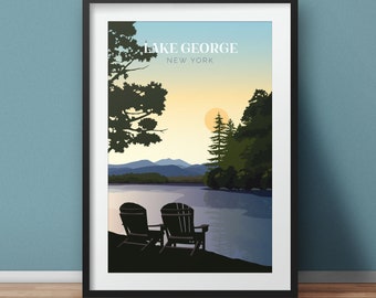 Lake George Print - Etsy