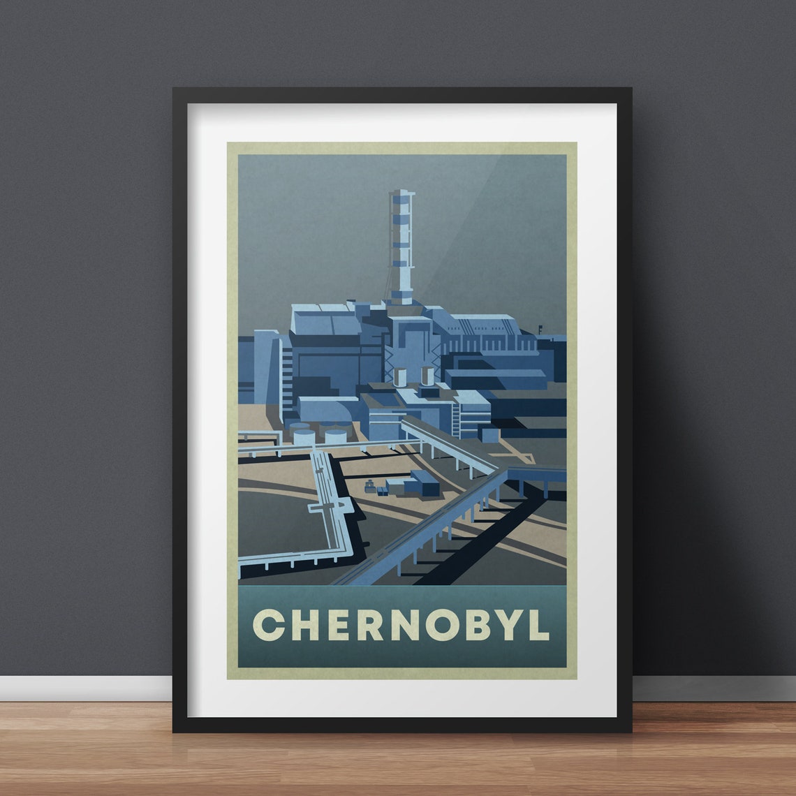 Chernobyl Travel Poster Chernobyl Nuclear Power Plant USSR - Etsy
