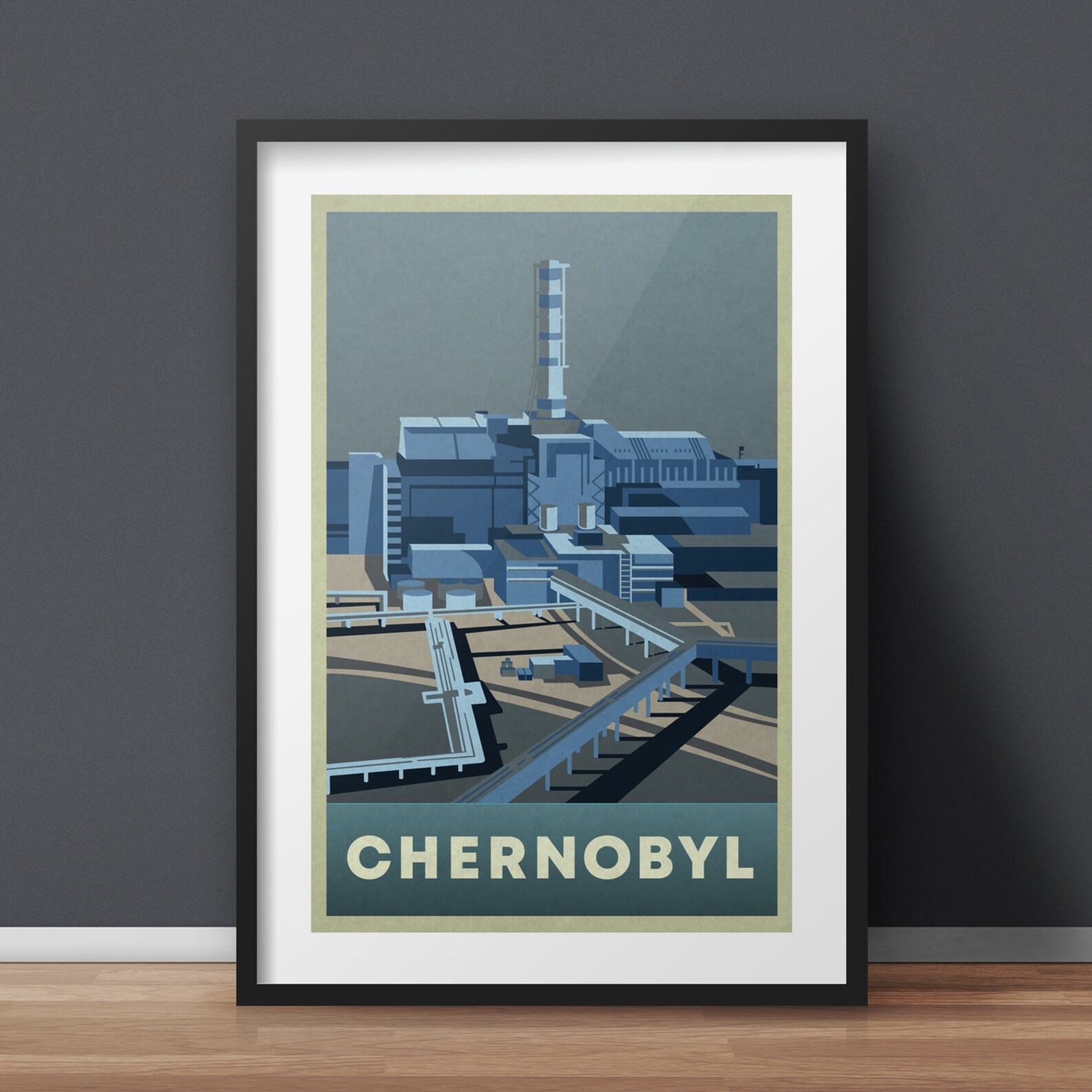 Chernobyl Travel Poster Chernobyl Nuclear Power Plant USSR - Etsy