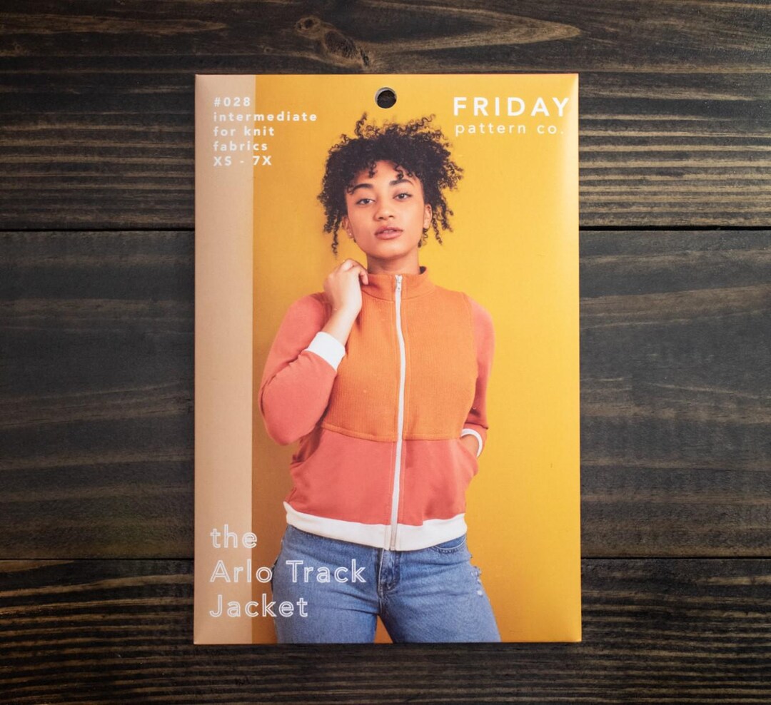 The Arlo Track Jacket by Friday Pattern Co. - Etsy