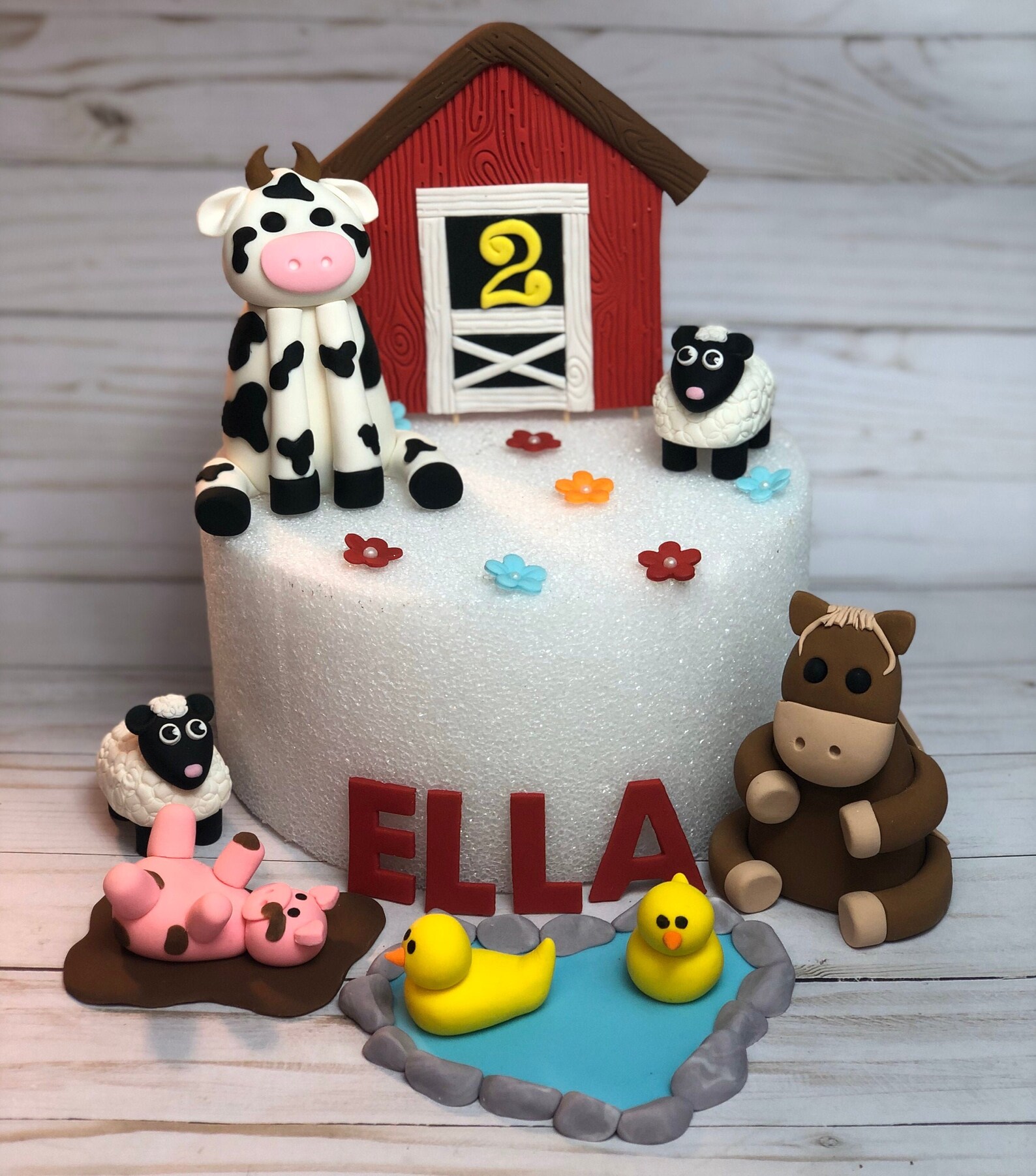 Large Fondant Farm Set - Etsy