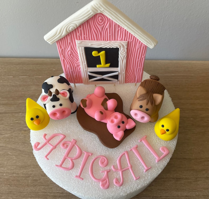 Fondant Farm Cake Kit (any Color) - Etsy