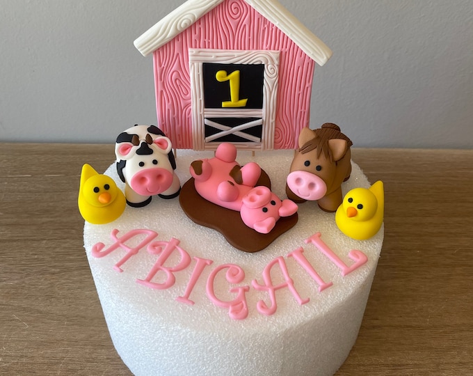 Fondant Farm Cake Kit any Color - Etsy
