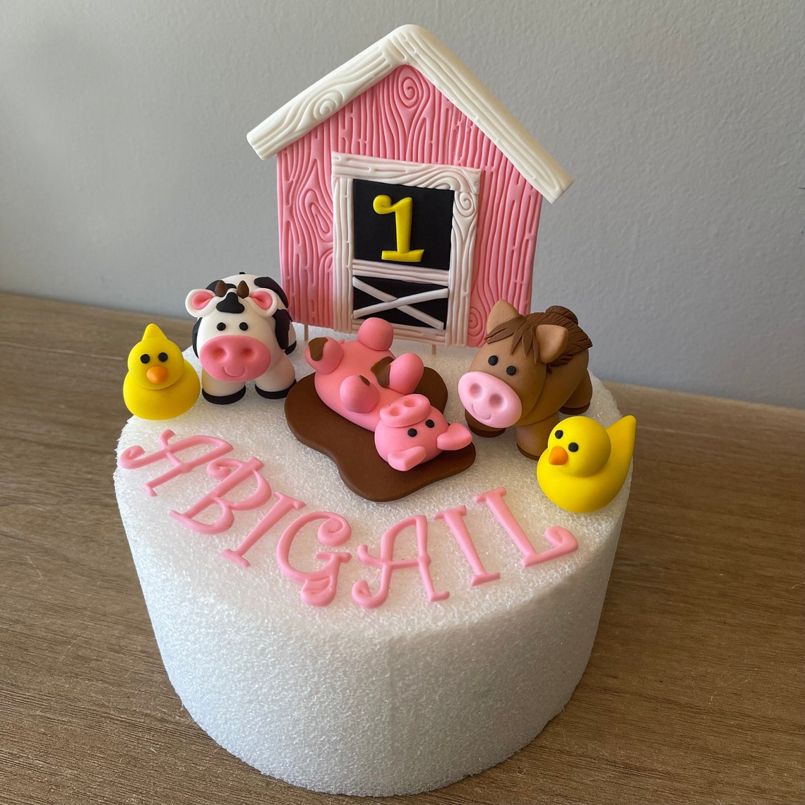 Fondant Farm Cake Kit any Color - Etsy