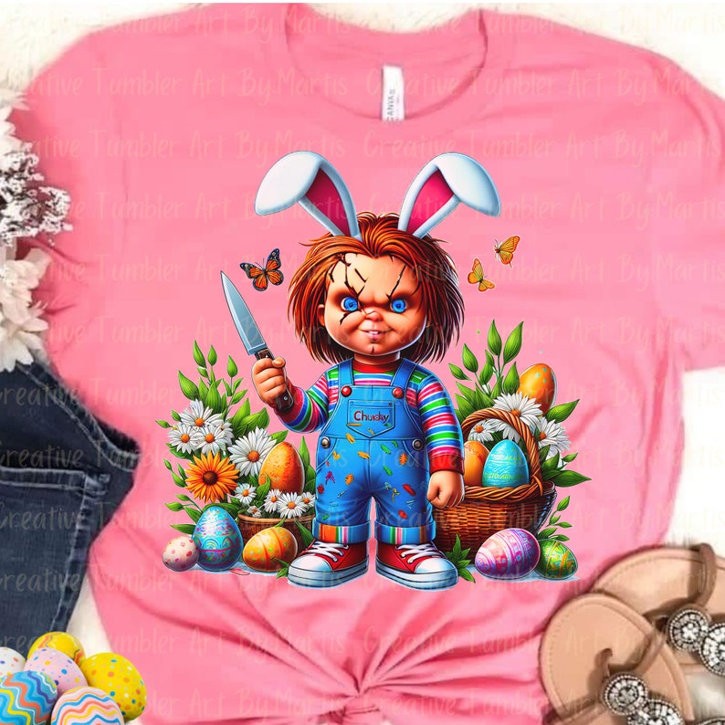 Creepy Chucky Easter PNG, Horror Bunny Design (digital Download) - Etsy