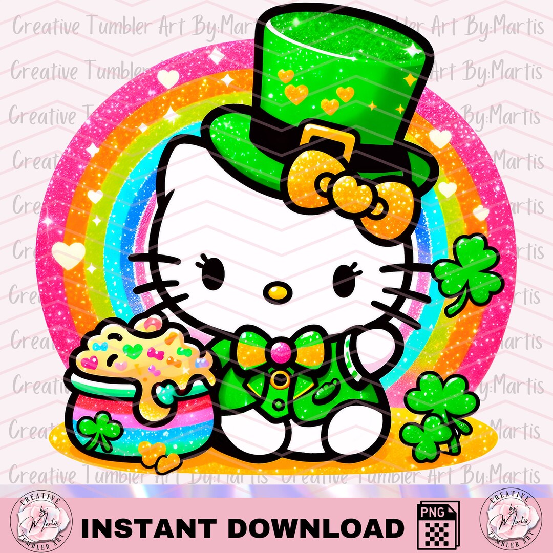 St Patrick's Day Png Design, St Patricks Day Png, Kitty Png ...