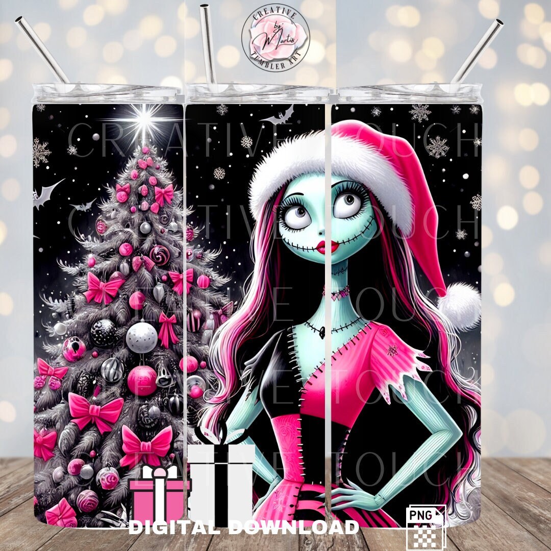 Christmas Nightmare Tumbler Wrap, Nightmare Before Png, Christmas ...