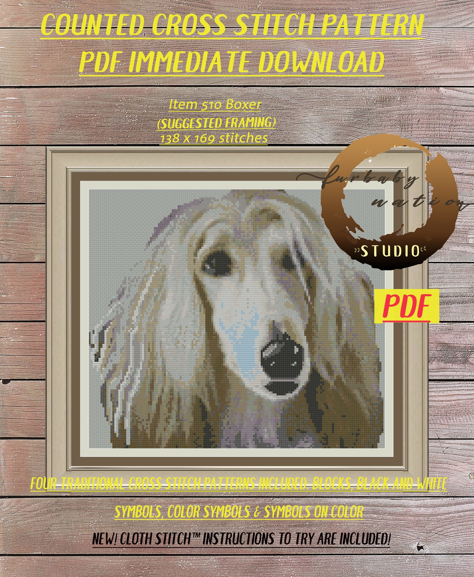 Afghan Hound Cross Stitch Pattern, XStitch PDF Pattern Download, How To ...