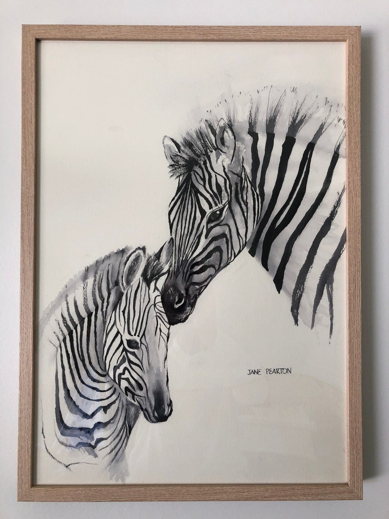 Zebra, Elephant, Giraffe, Set of 3, Wall Art, African Animals ...