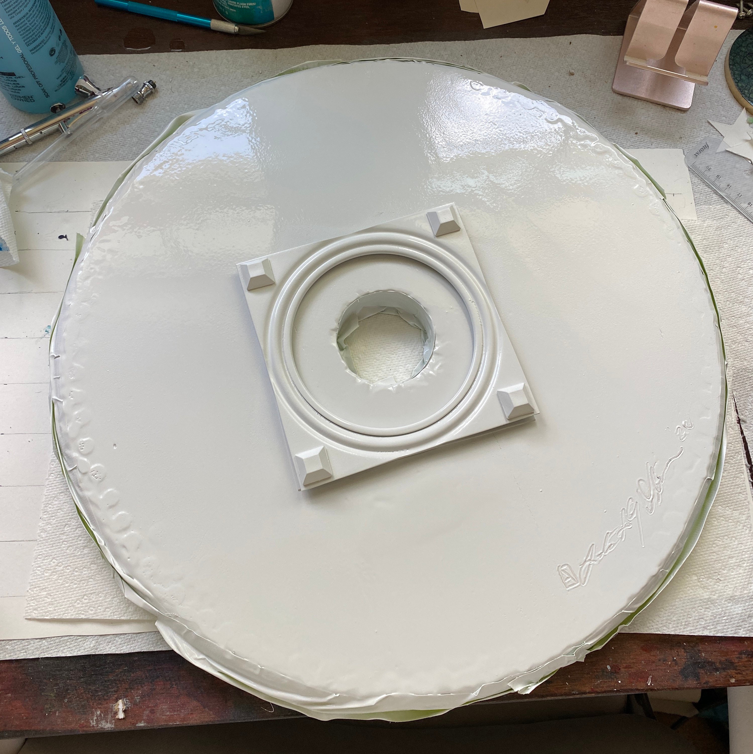 Custom, Made-to-order Lazy Susan, 18” or 24" Diameter- Resin Finished ...