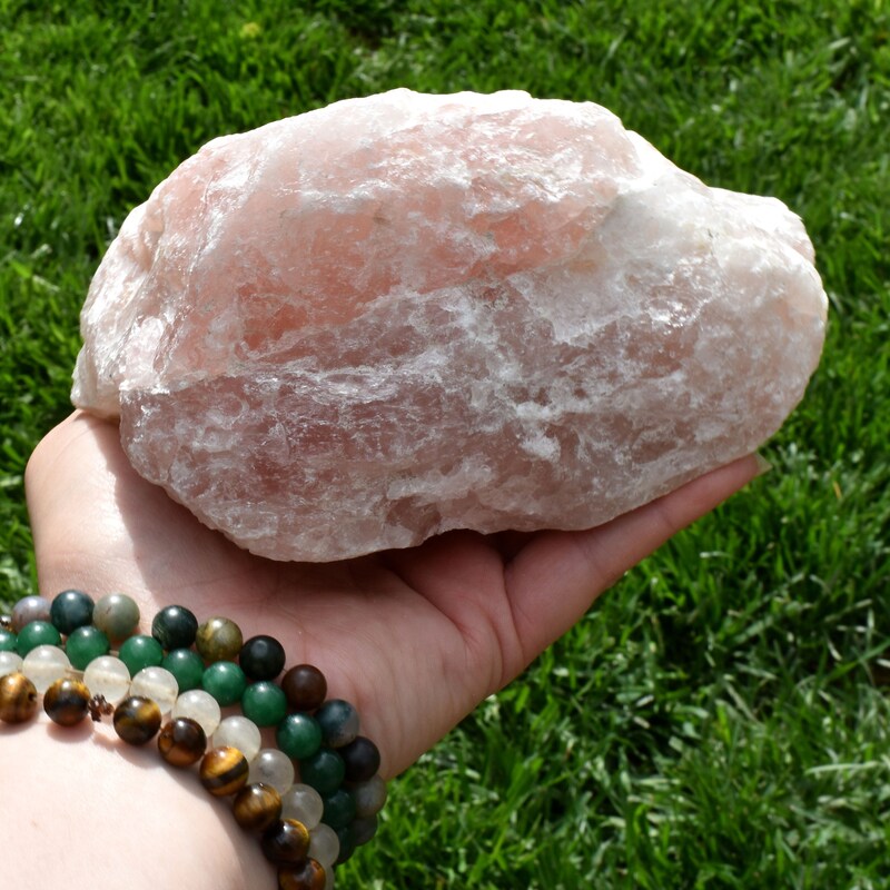 Large Rose Quartz - Etsy