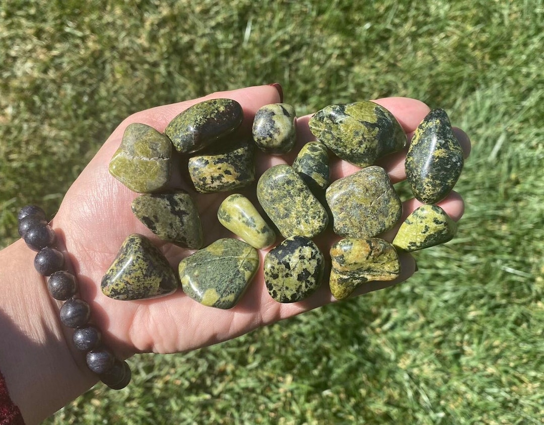 Nephrite Jade Tumble, Green Nephrite Jade, Polished Nephrite Jade ...