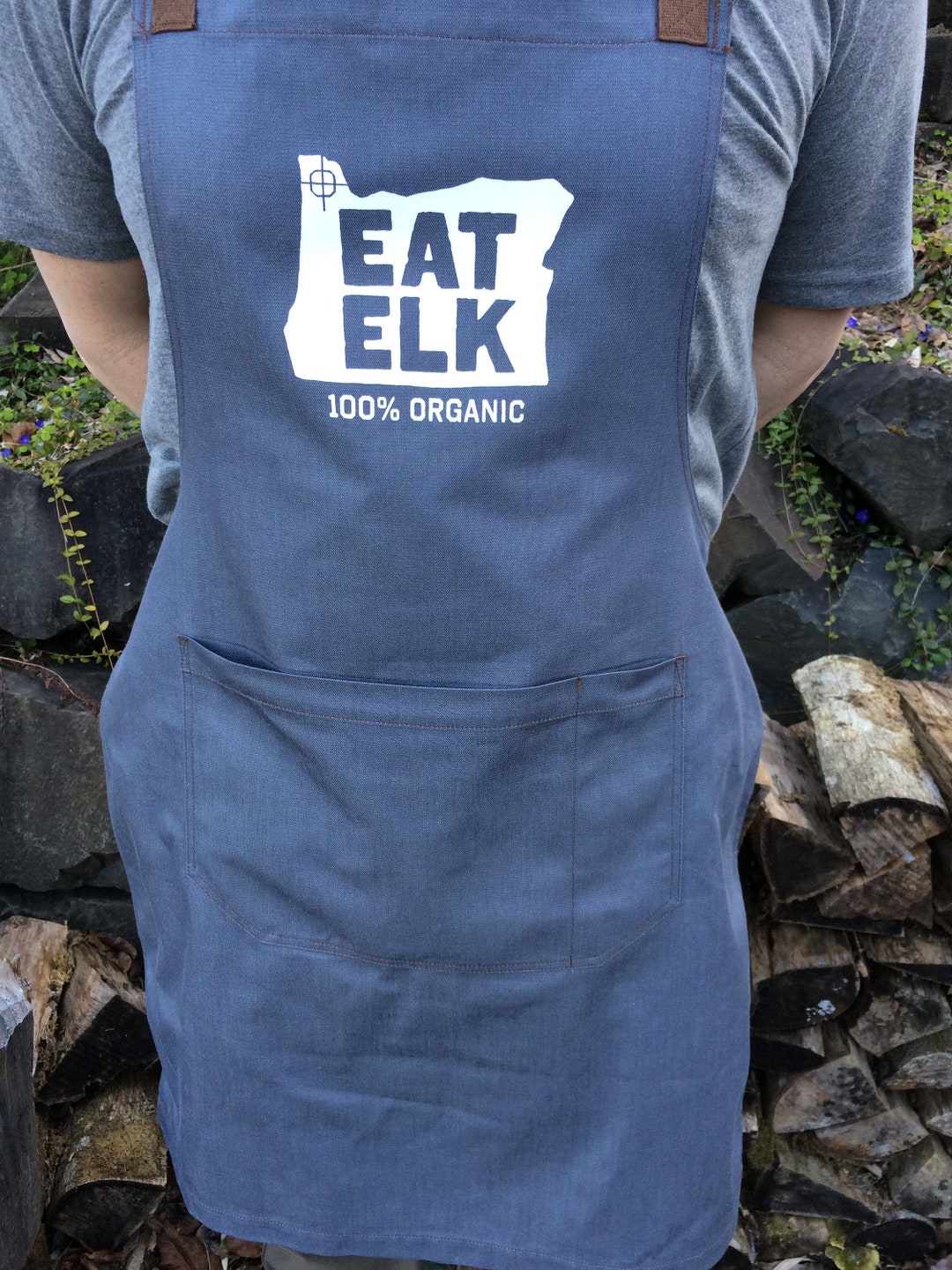 Elk Hunting Full Length Bib Apron - Etsy