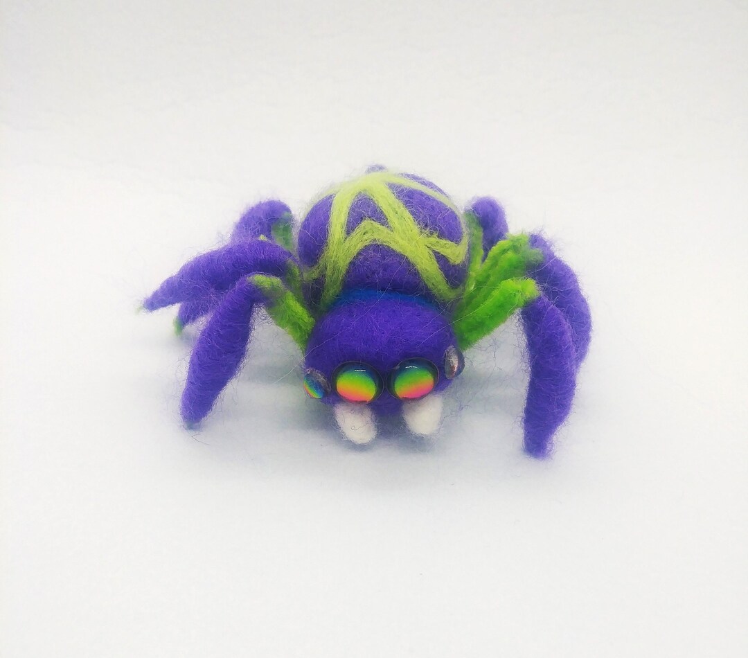 Purple-green Poison Spider - Etsy