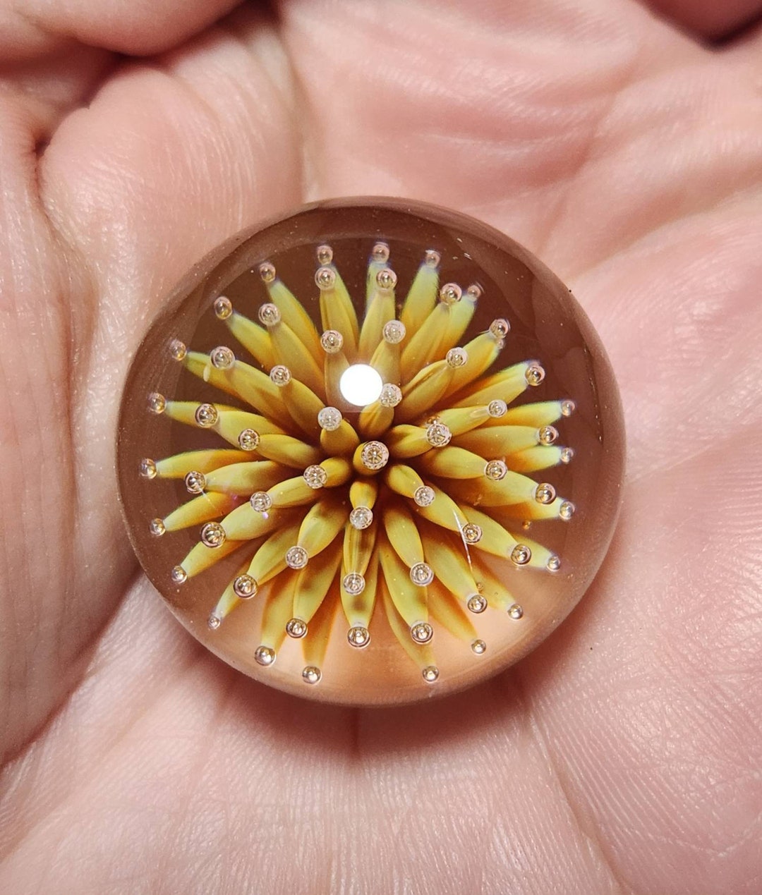 Blown Glass Implosion Marble Handmade Glass Marble 28 Mm - Etsy