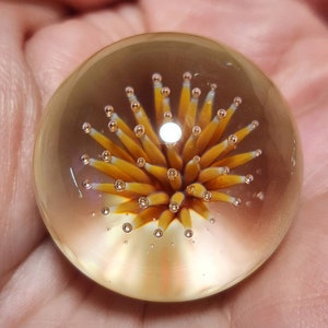 Marble, Glass Marble, Handmade Blown Glass, Implosion Marble, 28 Mm ...