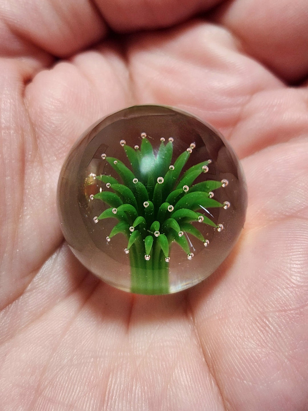 Glass Marble Hand Blown Glass Implosion Marble Handmade Art - Etsy