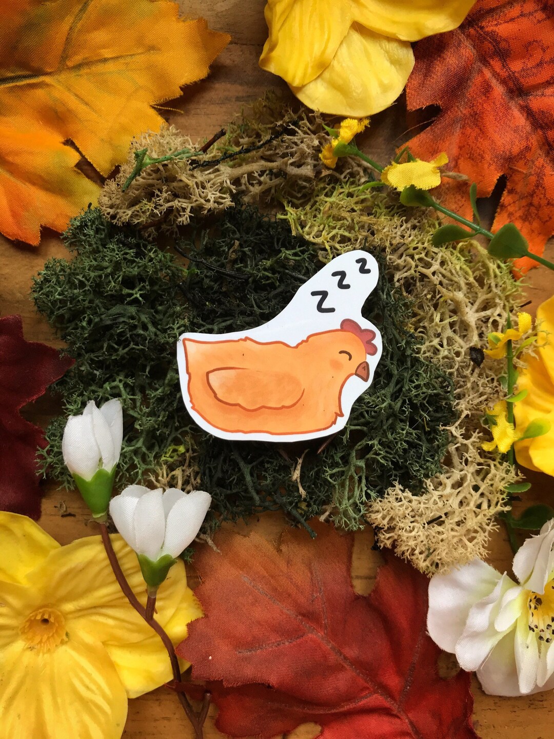 Chicken Venyl Sticker // Gift Idea // Geschenk Idee Cottagecore - Etsy