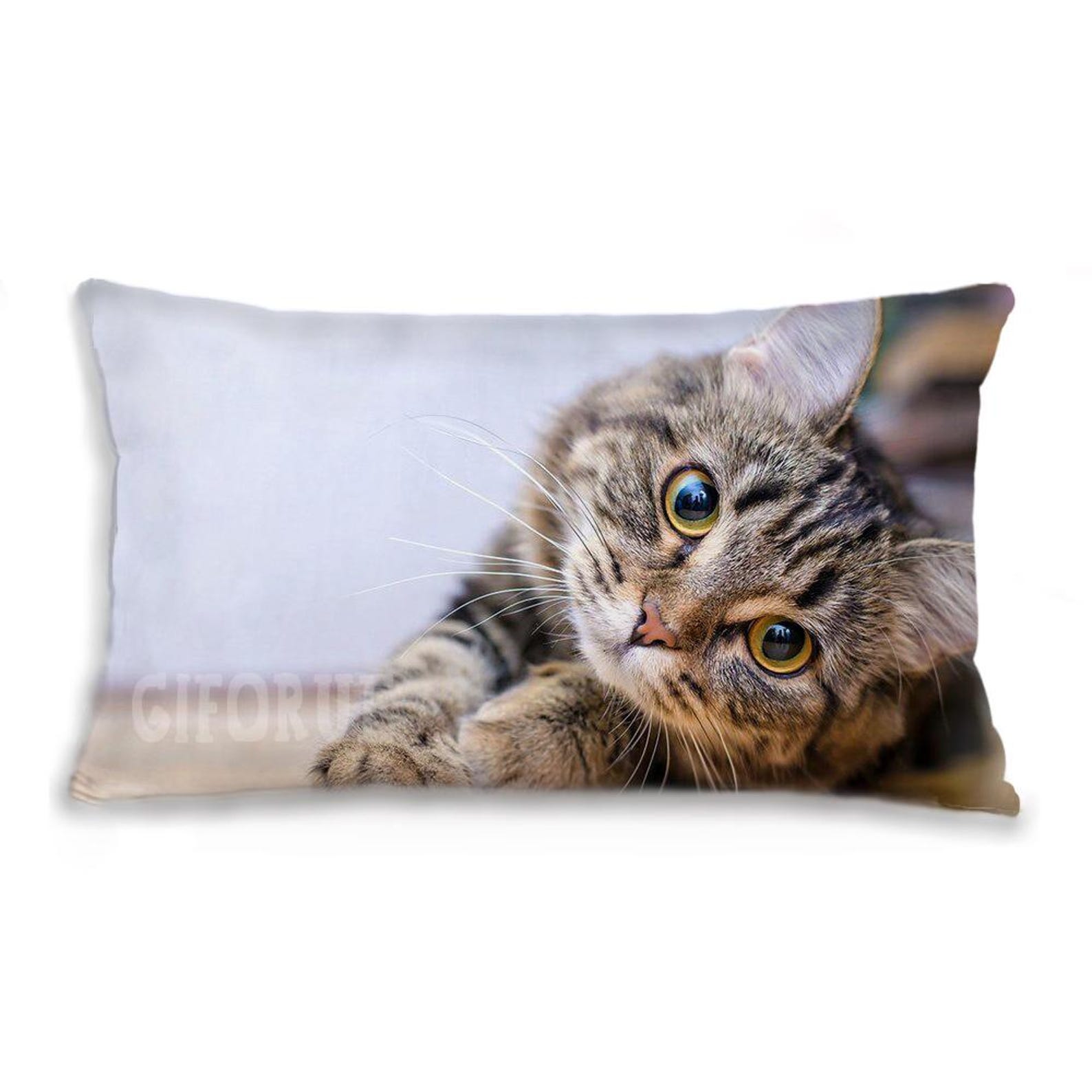Custom Cotton Bed Pillowcase, Personalized Two-sides Design 2 Photos ...