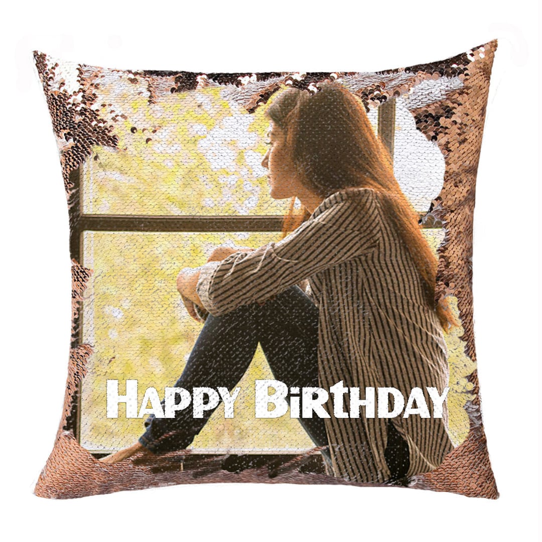 Personalized Birthday Gift Magic Pillow | Name Photo Pillow | Custom ...