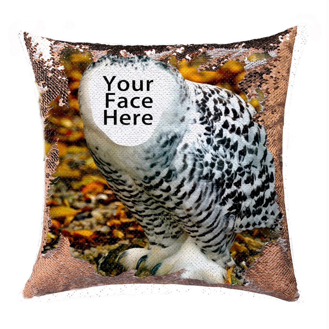 Custom Changing Face Sequin Pillow| Personalized Face Gift | Customized ...