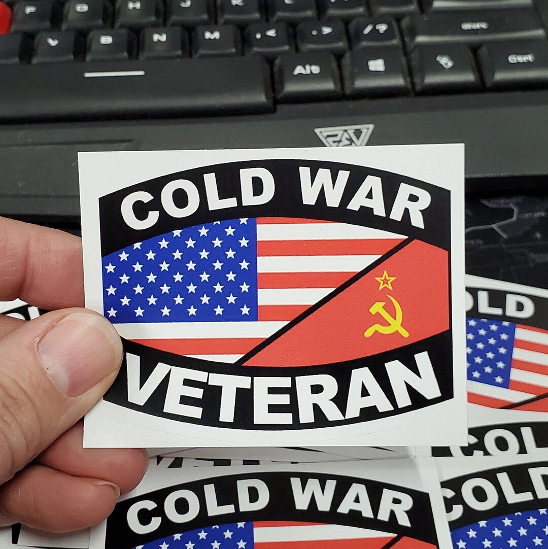 United States Armed Forces Cold War Veteran Vinyl Sticker Matte Finish ...
