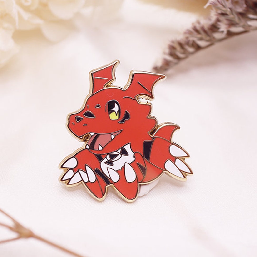 Digimon Guilmon Enamel Pin - Etsy