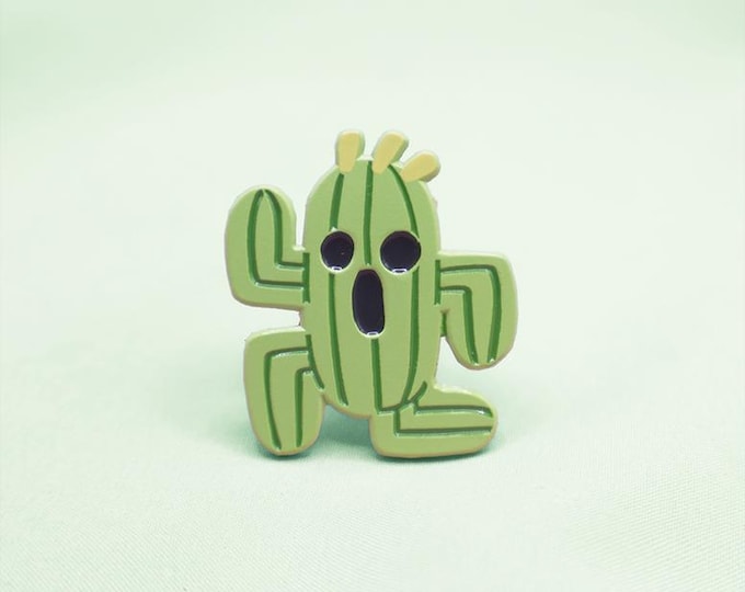 Final Fantasy Cactuar Soft Dyed Enamel Pin - Etsy