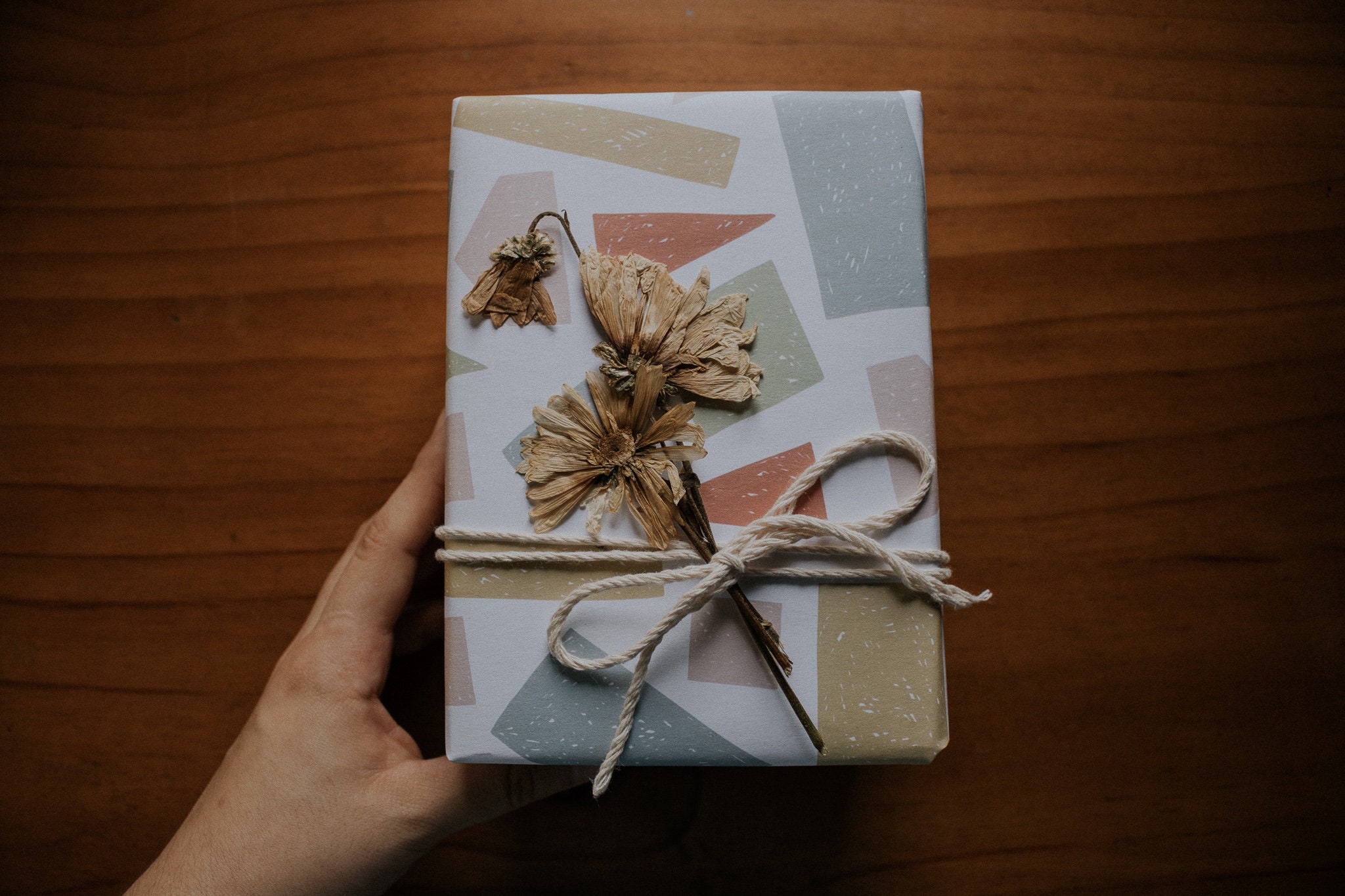 Colourful Shapes Folded Wrapping Paper, Gift Wrap, Kids Wrapping Paper ...