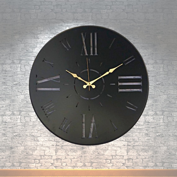 Metal Wall Clock Quality Metal Clocks Modern Wall Clock - Etsy