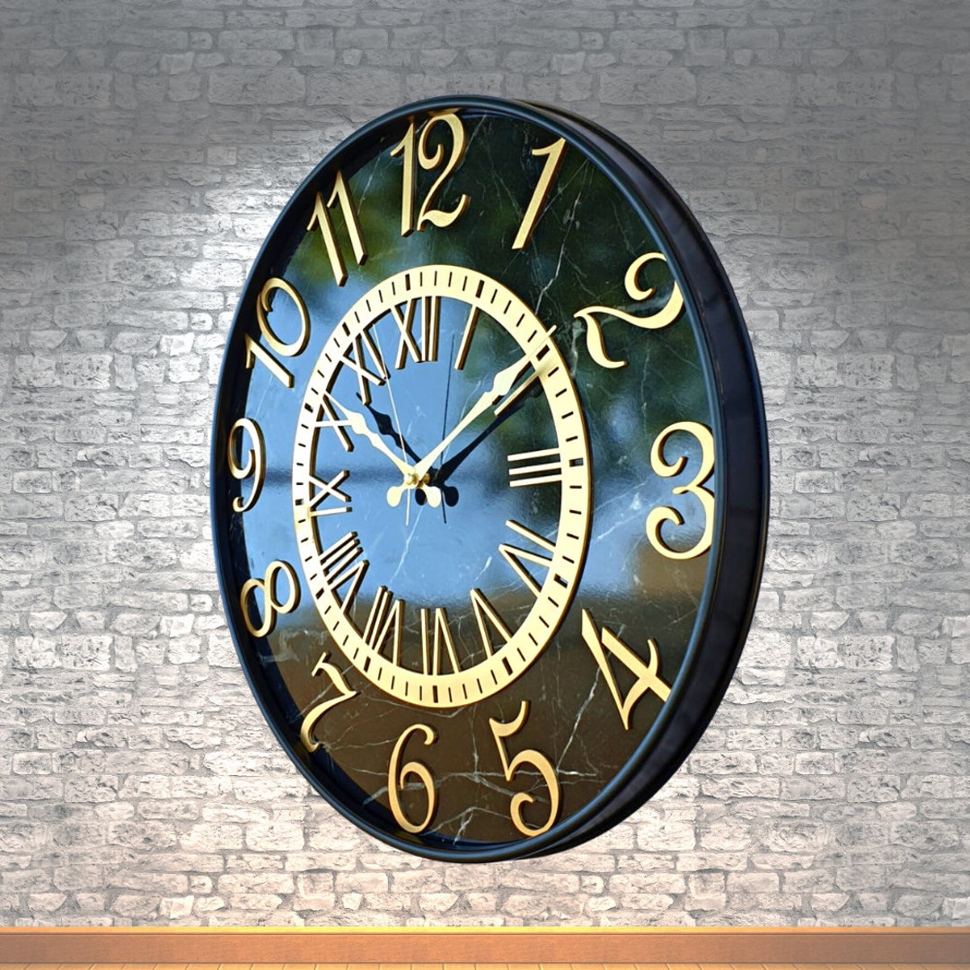Quality 20 Inch Wall Clock, Metal Wall Clocks and Wall Decor, This ...