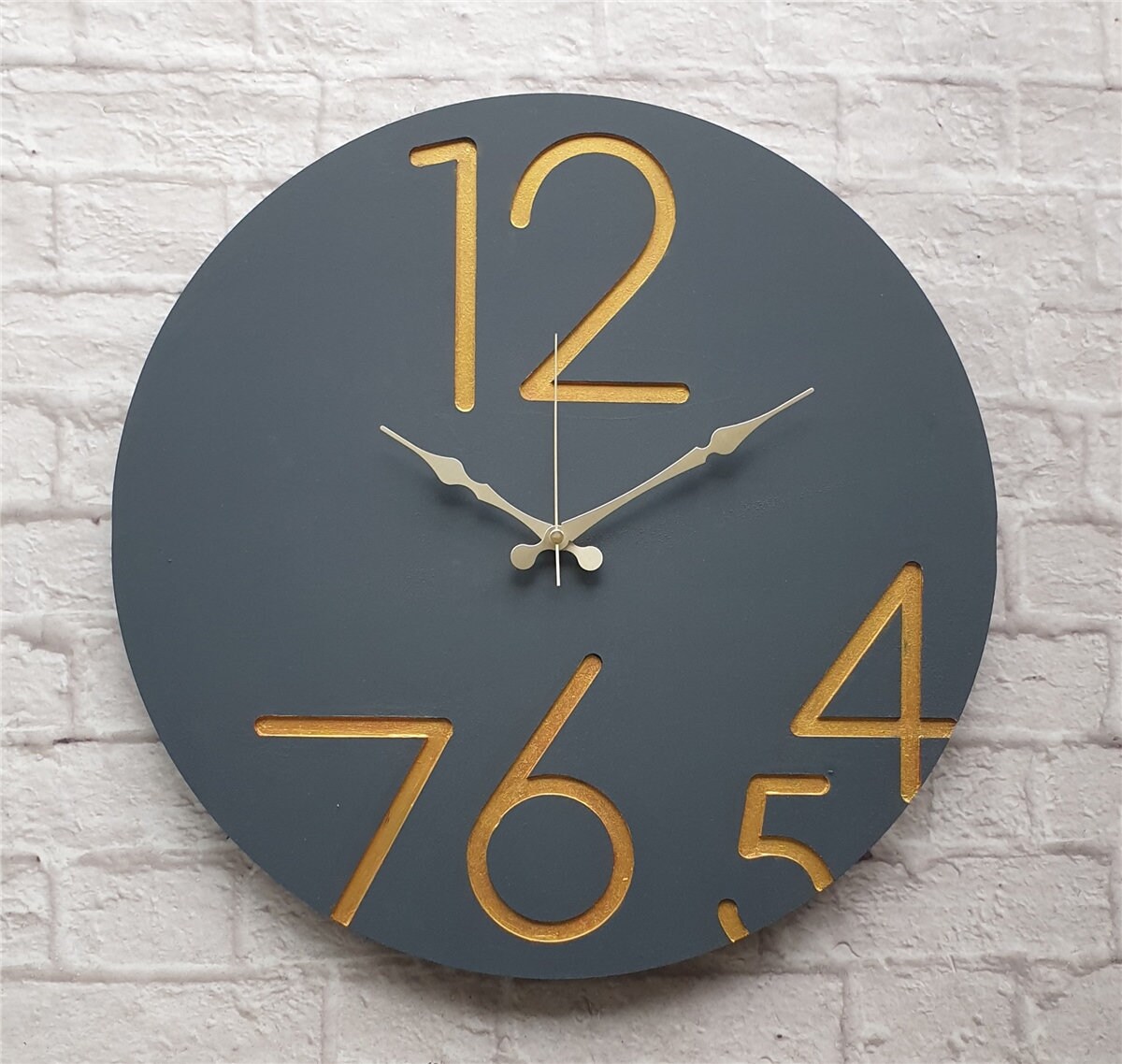 20'' Quality Modern Wall Clock, Contemporary Wall Decor for Your Room ...