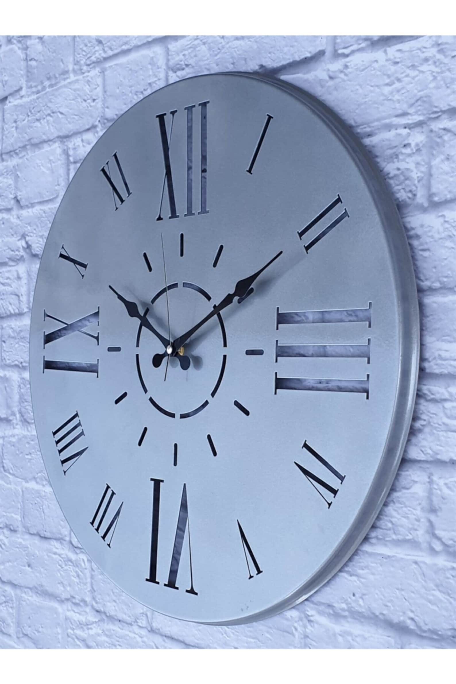 Metal Wall Clock, Quality Metal Clocks, Modern Wall Clock, Large Wall ...