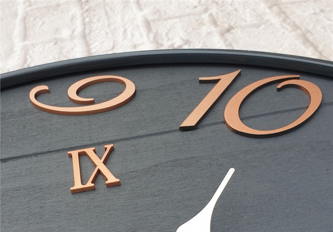 Quality 20 Inch Wall Clock Large Wall Clock Wall Clock - Etsy