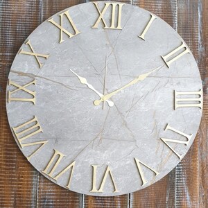 20 '' Quality Marble Pattern Wall Clock. Wall Clock, Marble Wall Clock ...