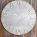 20 '' Quality Marble Pattern Wall Clock. Wall Clock, Marble Wall Clock ...