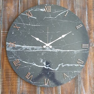 20 '' Quality Marble Pattern Wall Clock. Wall Clock, Marble Wall Clock ...